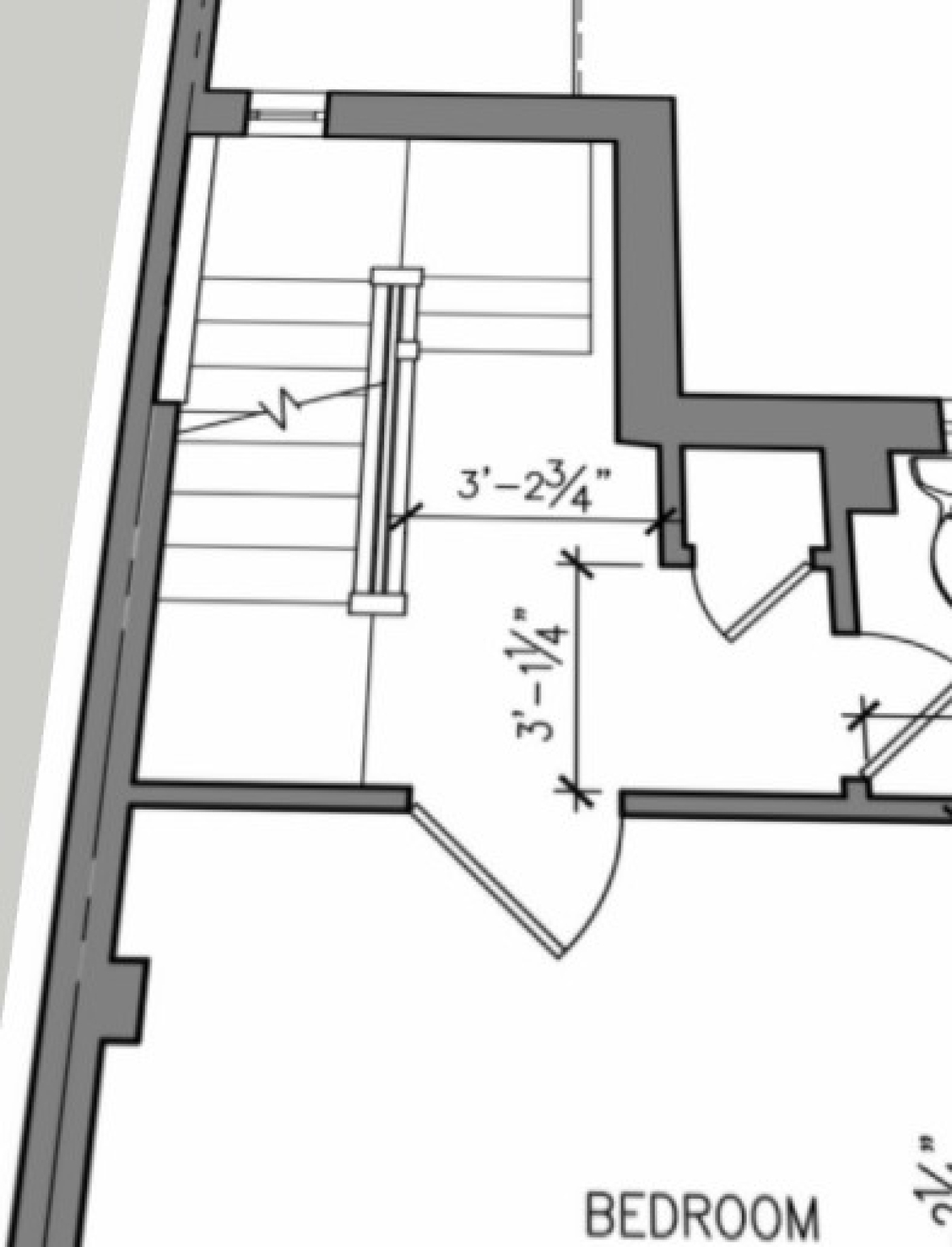 Design project for Philadelphia Row House Second Floor Full bath in ...