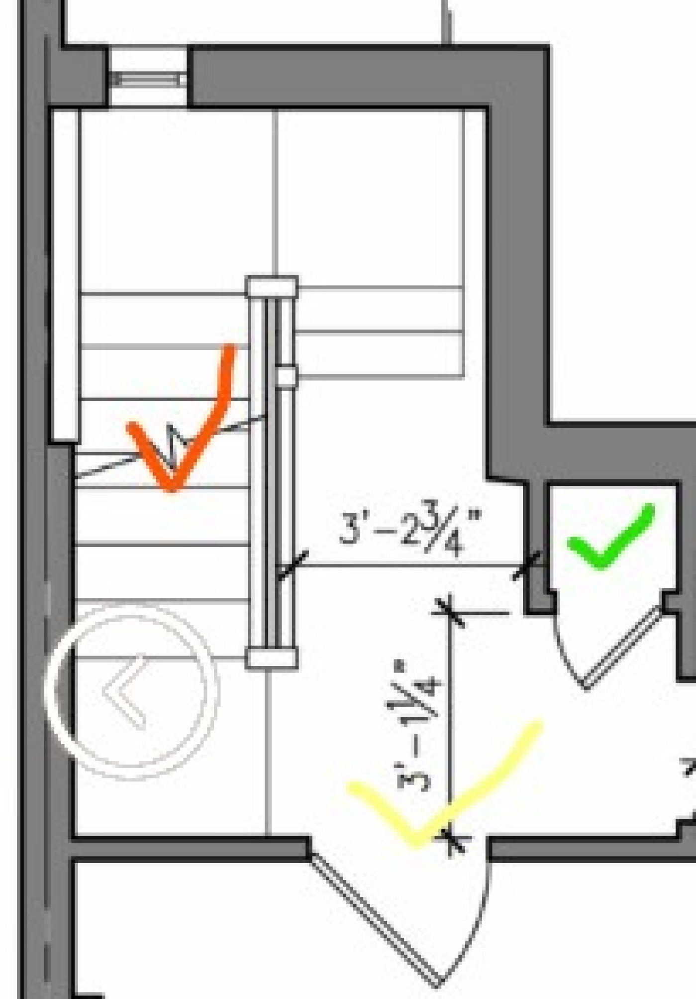 Design project for Philadelphia Row House Second Floor Full bath in ...
