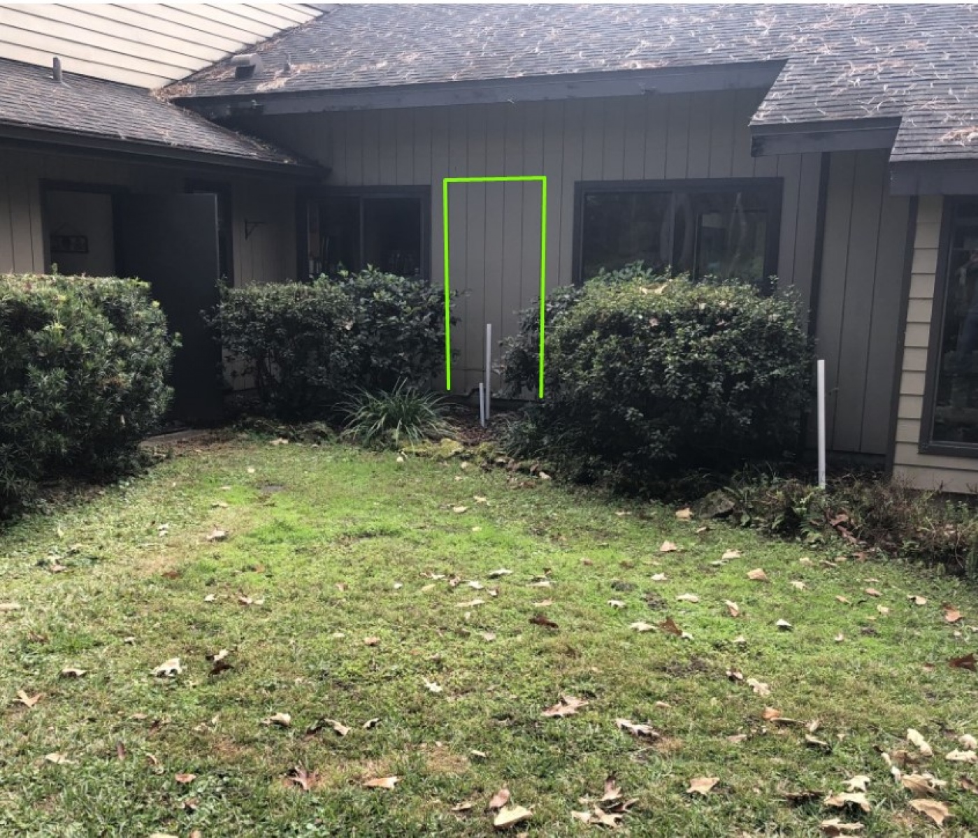 Design project for Contemporary landscape / hardsurface plan w/ Patio ...