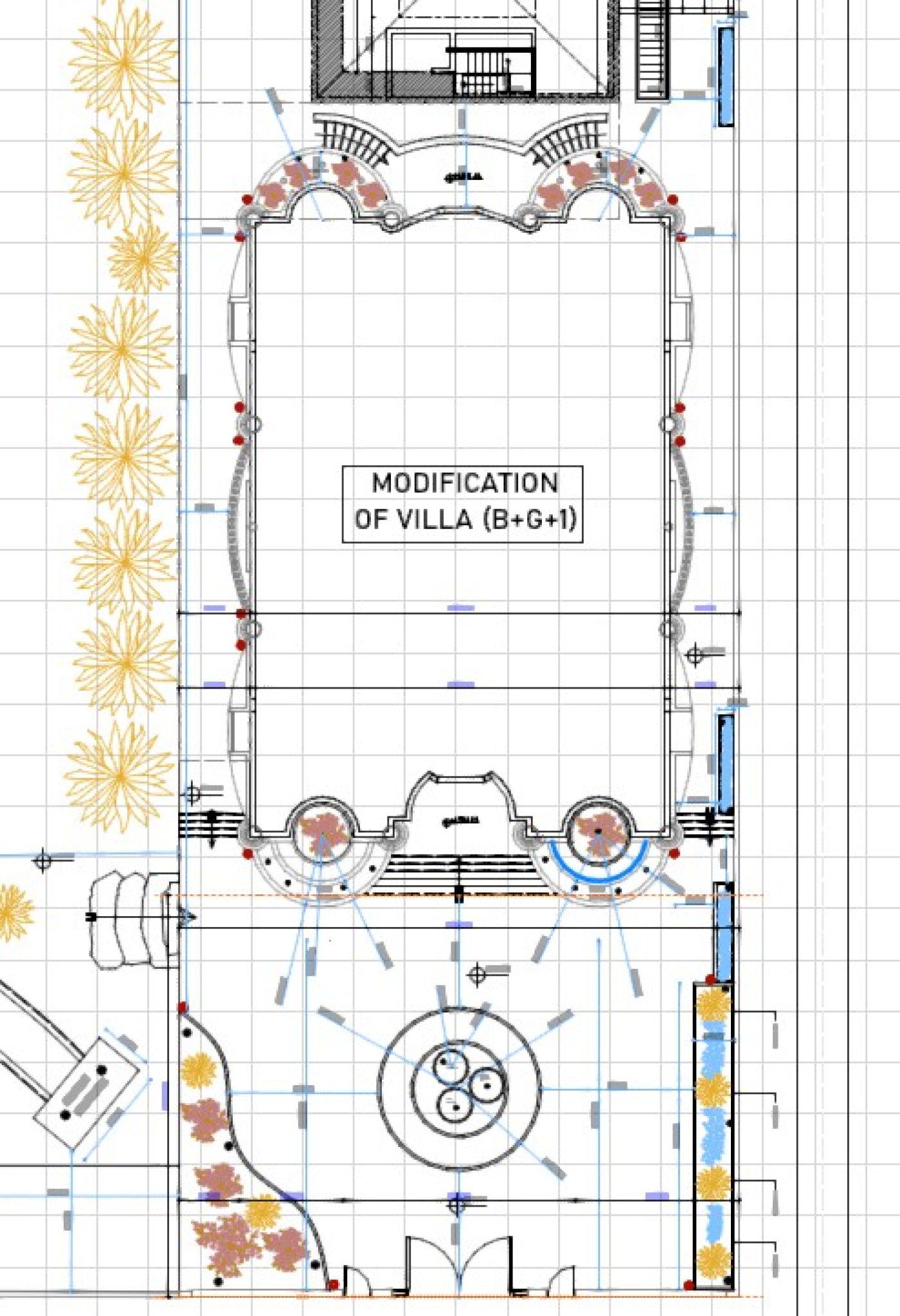 Design project for Villa Drop-Off & Ramp Circulation in United Arab ...