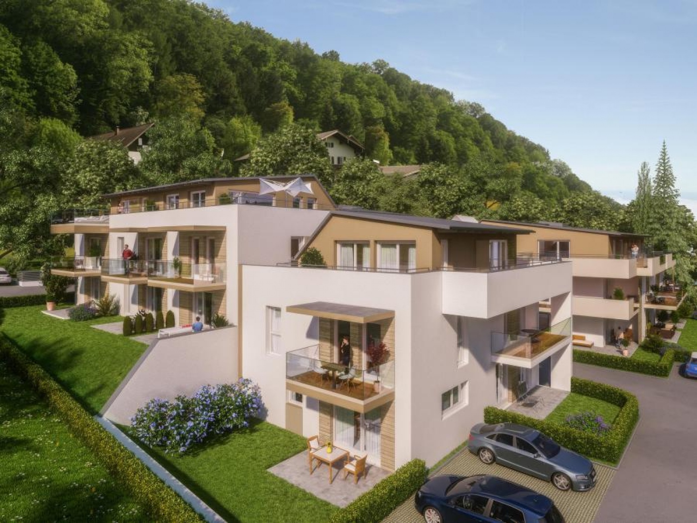 Design project for Appartement House next to the Mountain in Austria ...