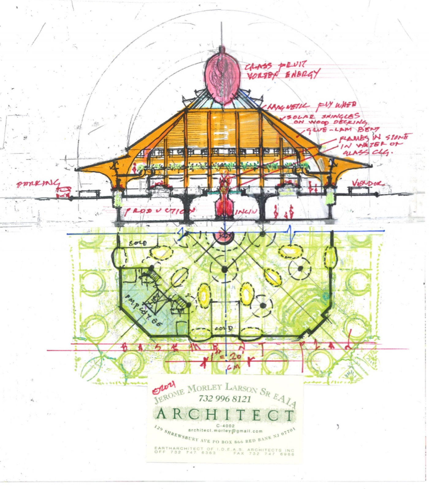 Design project for New integrated fruit shop, cafe & playground for ...