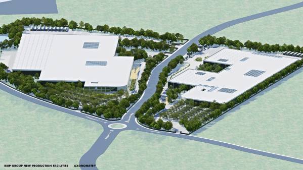 Design project for BMP Group new production facility in United States ...