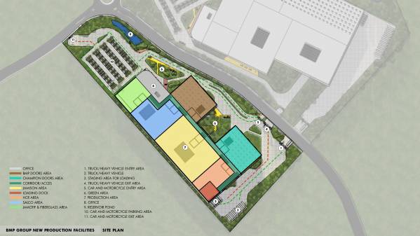 Design project for BMP Group new production facility in United States ...