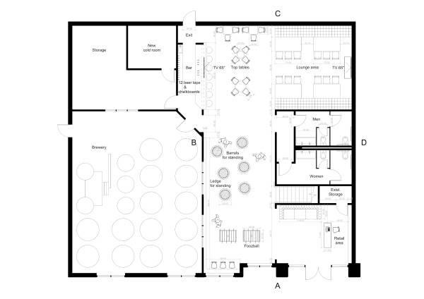 Design project for D9 Brewing Company Tap Room Design in United States ...