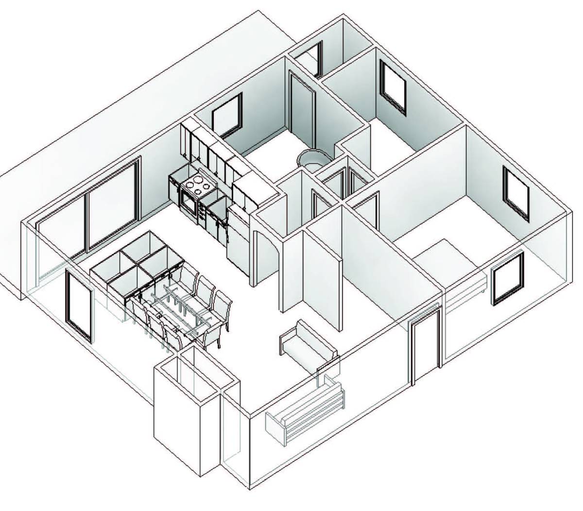 Design project for 1st Floor Cape Cod Open Concept in United States ...