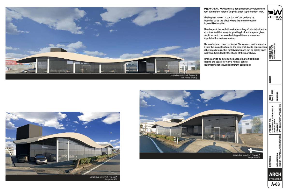 Design project for Ideas for car dealership appearance in Japan | Arcbazar