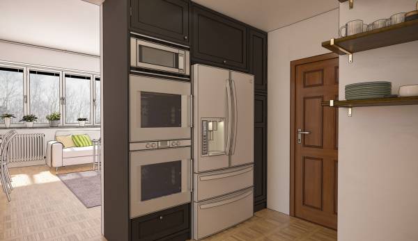 Design project for 1973 Kitchen Renovation in United States | Arcbazar