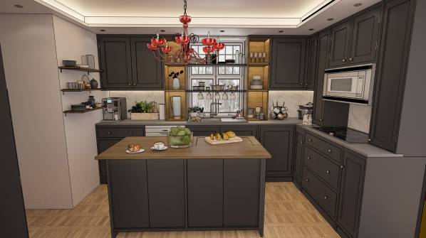 Design project for 1973 Kitchen Renovation in United States | Arcbazar