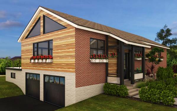 Design project for Raised ranch design idea in upstate NY in United ...