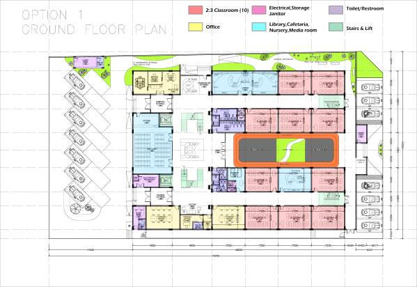 Design project for AiA School Architectural Elevations in Saudi Arabia ...