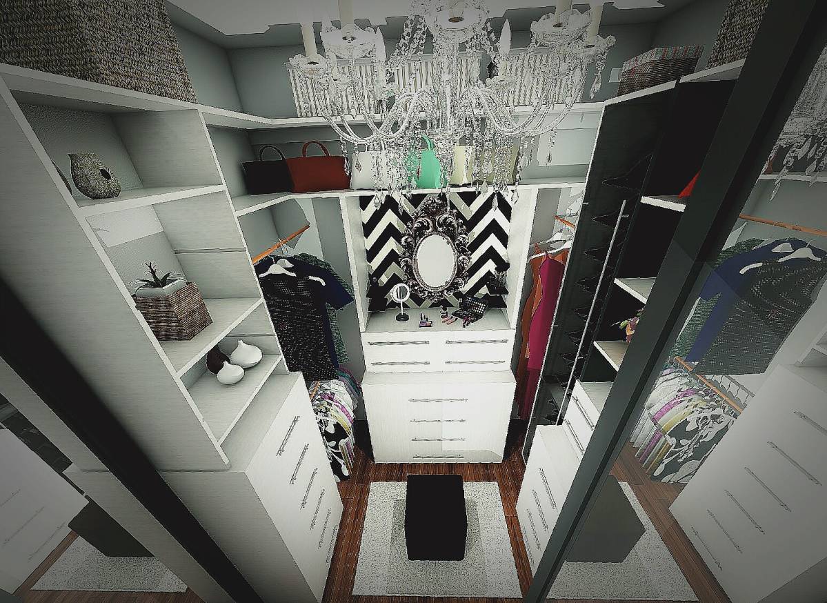 Design project for Tiny walk-in closet in United States | Arcbazar