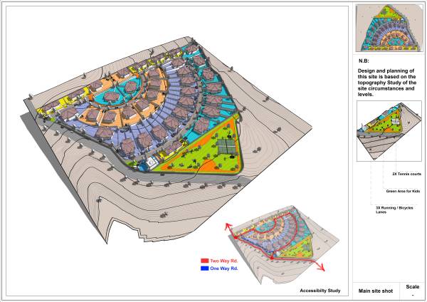 Design project for Simple Layout Design for a Gated Housing Community ...