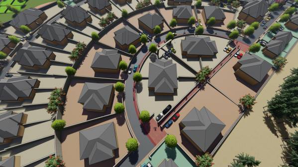 Design project for Simple Layout Design for a Gated Housing Community ...