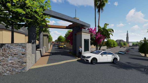 Design project for Simple Layout Design for a Gated Housing Community ...