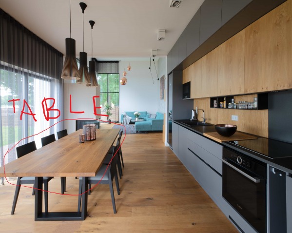 Design project for Living room with kitchen interior design in Estonia ...