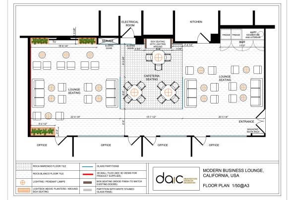 Commercial & Offices - Office Interiors تم التصميم بواسطةDAIC - Modern ...