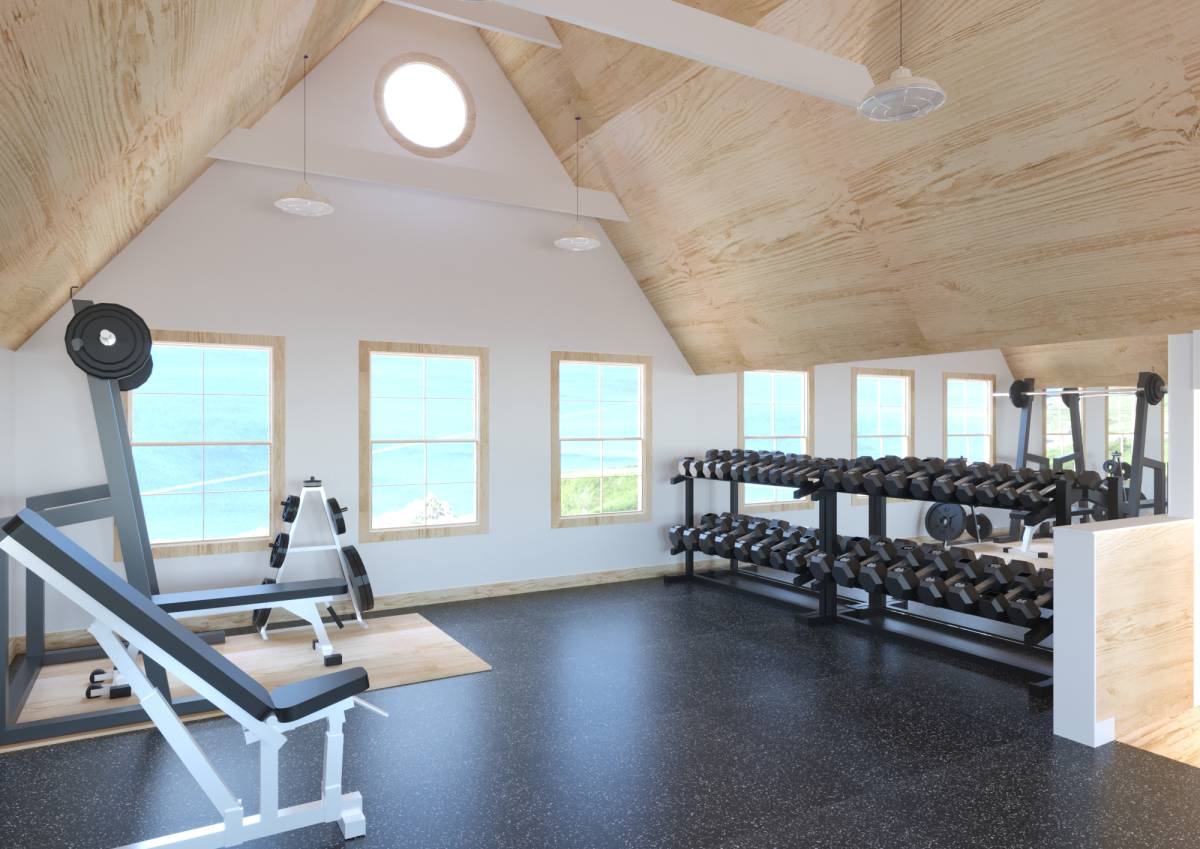 Design project for Boat House storage turned Gym in United States ...