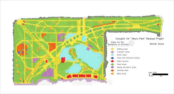 Design project for Concepts for Uhuru Park Renewal Project in Kenya ...
