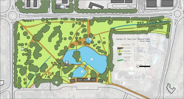 Design project for Concepts for Uhuru Park Renewal Project in Kenya ...