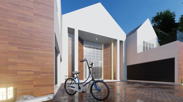 Design project for 90s home facade update in United States | Arcbazar