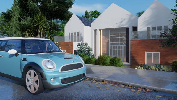 Design project for 90s home facade update in United States | Arcbazar