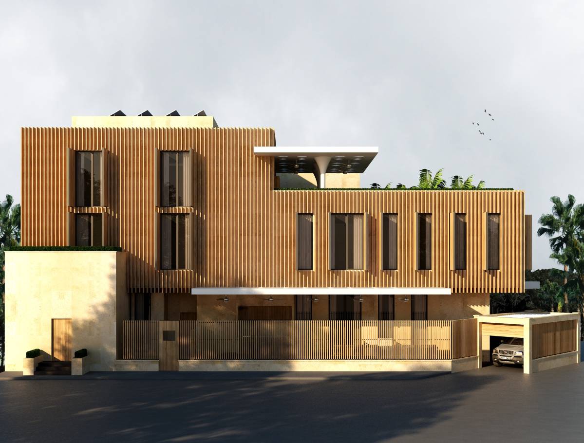 Design project for Exterior and Interior Design of a Small Villa in ...