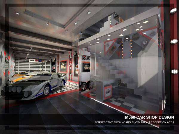 Design project for M360 Car Shop Design in Saudi Arabia | Arcbazar