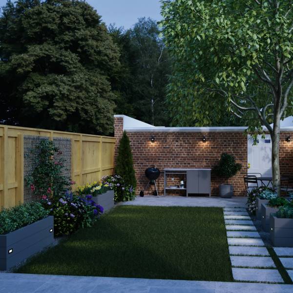 Design project for Rowhouse Back Yard Landscaping in United States ...