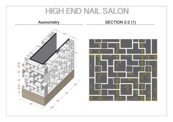 Design project for HIGH END NAIL SALON in United States | Arcbazar