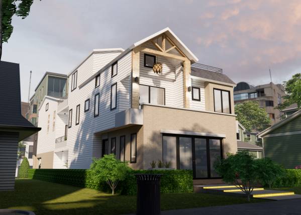 Design project for Brand New Construction Rendering - Corona Del Mar ...
