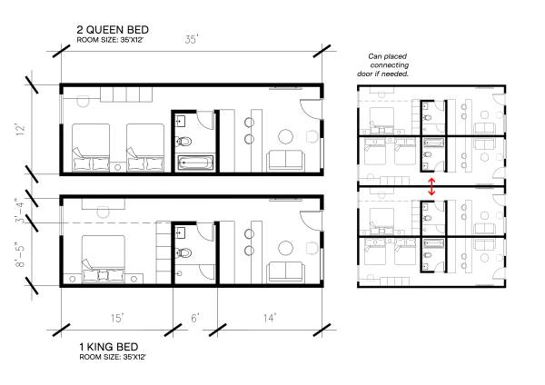 Design project for New Extended Stay Hotel Design in United States ...