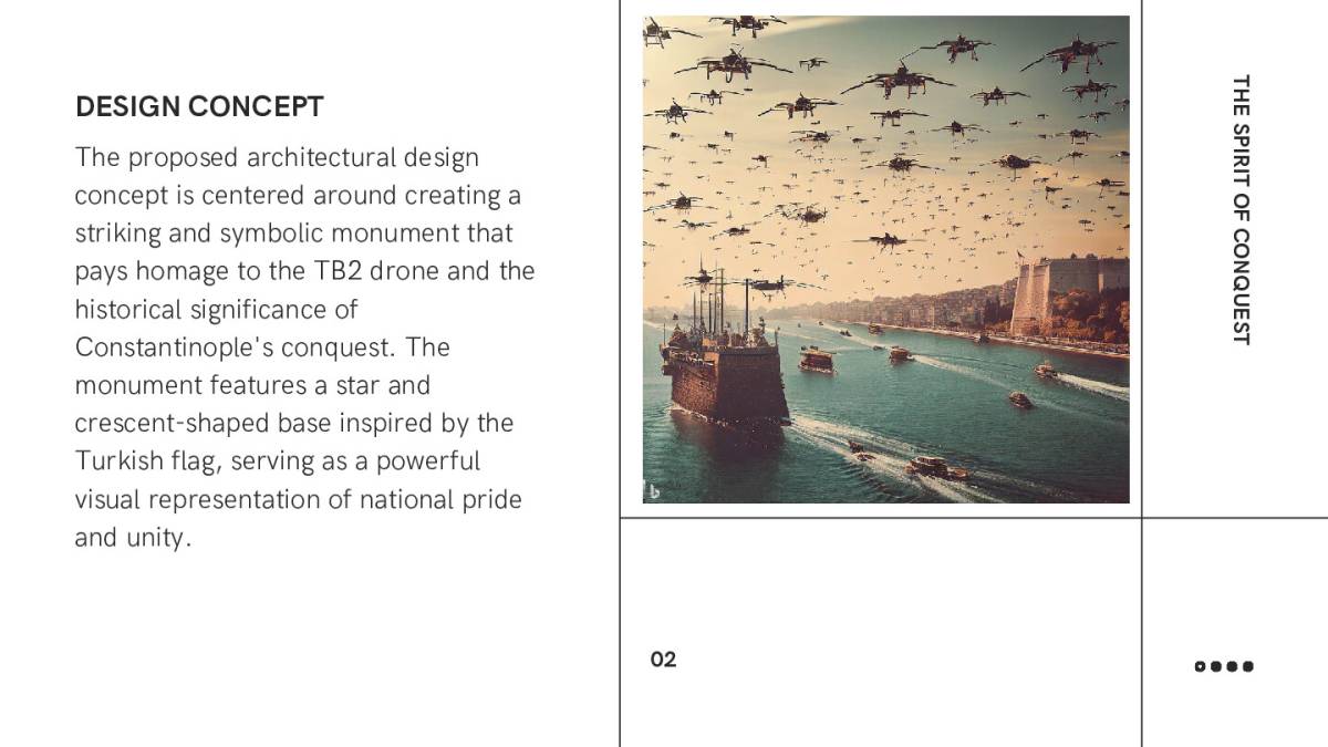 Design project for Monument/Sculpture to the TB2 Drone in Turkey | Arcbazar