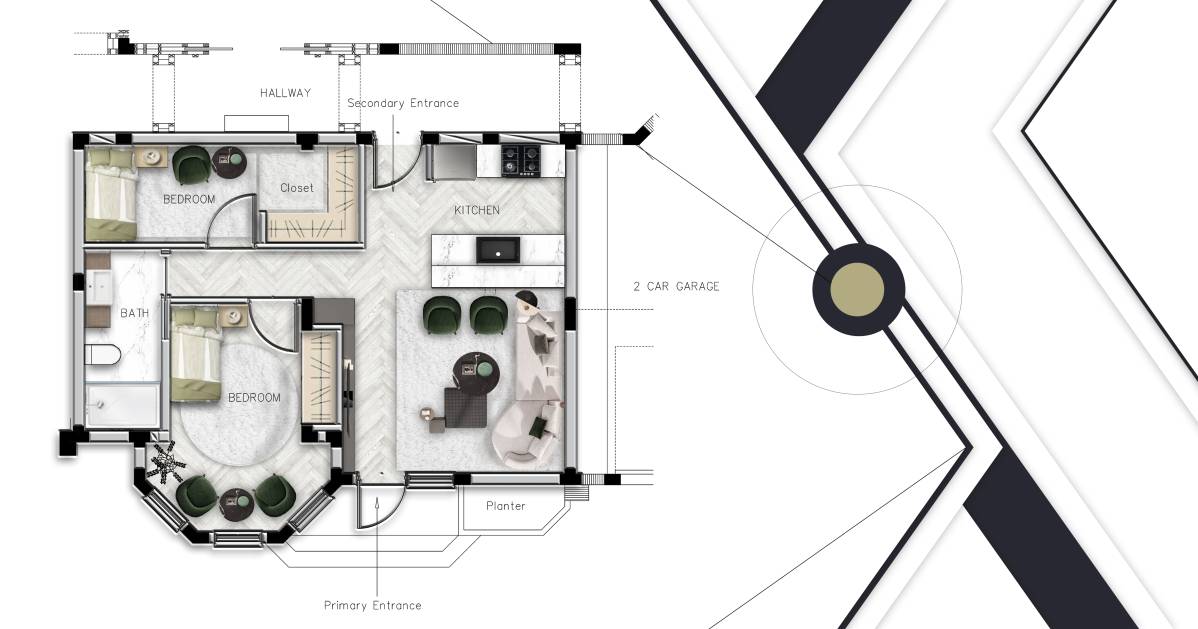 Design project for Redesign Apartment Layout in Bahamas | Arcbazar