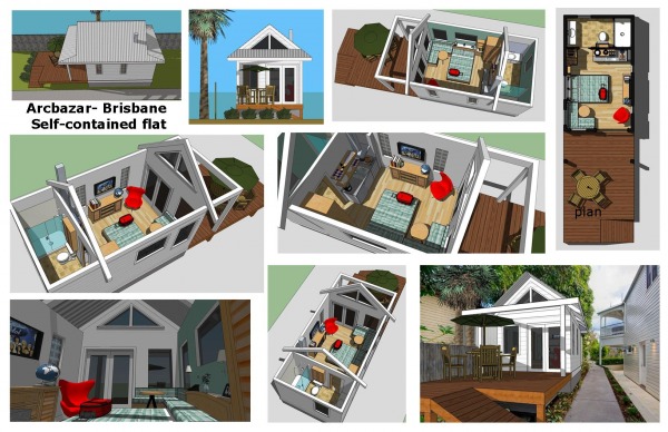 Design project for Brisbane Self Contained Flat in Australia | Arcbazar