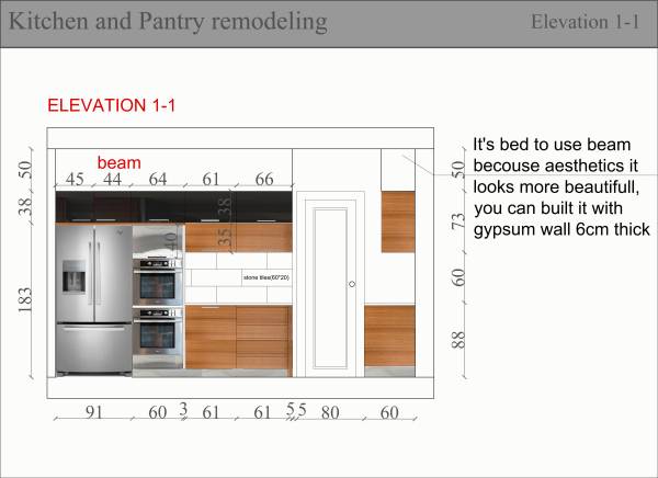 Design project for Kitchen and pantry remodeling in Israel | Arcbazar