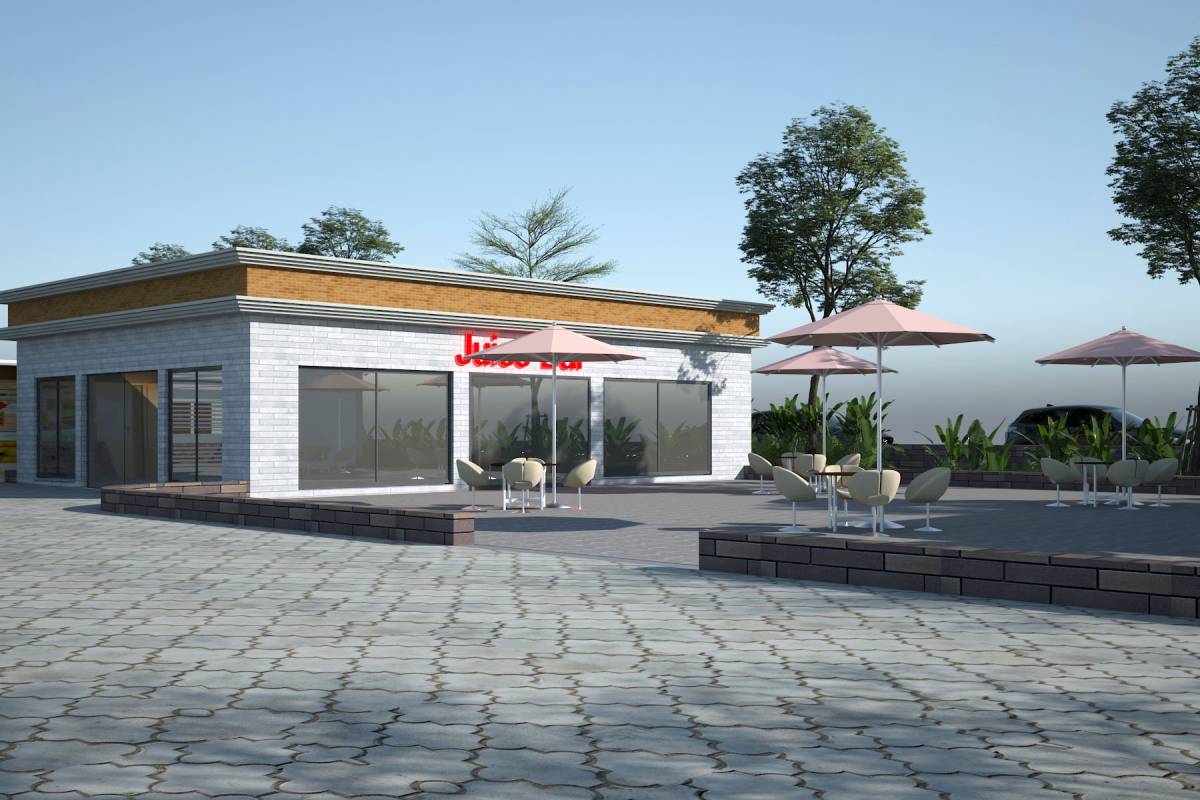 Design project for Elevations for Healthy New Drive-in Restaurant! in ...