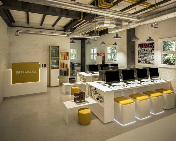 Design project for Internet Cafe Interior Design in Papua New Guinea ...