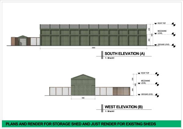 Design project for Plans and render for storage shed and just render ...