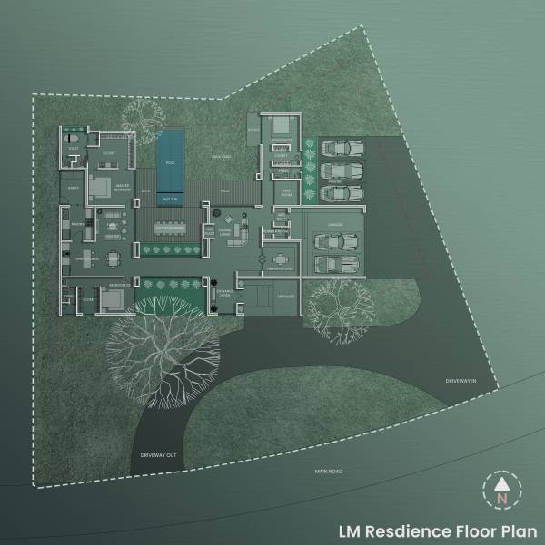 Design project for LM Residence Floor Plan in United States | Arcbazar