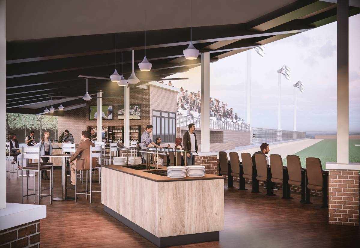 Design project for Flamingo Stadium Club Interior Renderings in United ...