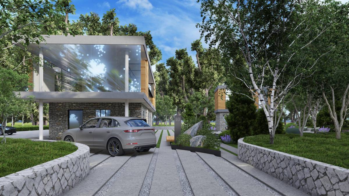 Design project for Create a landscape scheme worthy of the house design ...