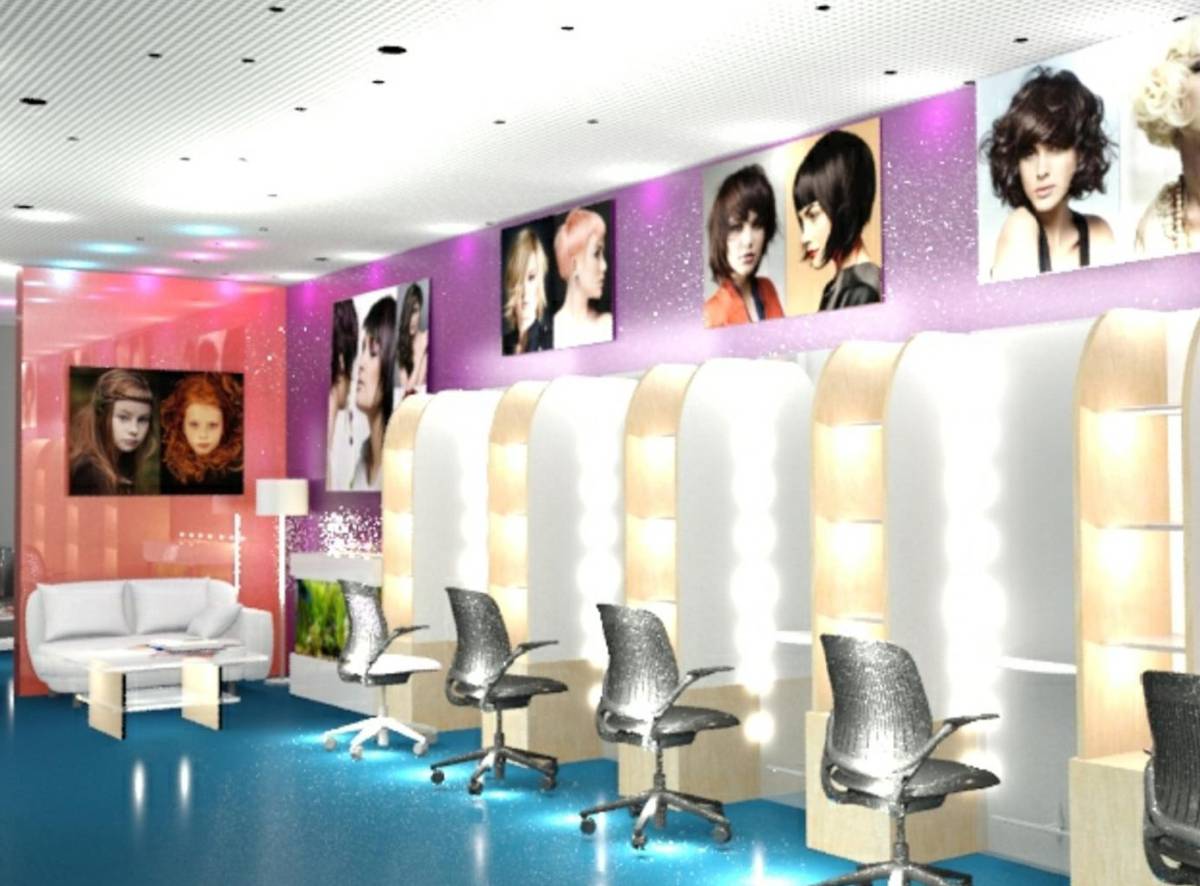 Design project for Hair Salon Interior Design in United States | Arcbazar
