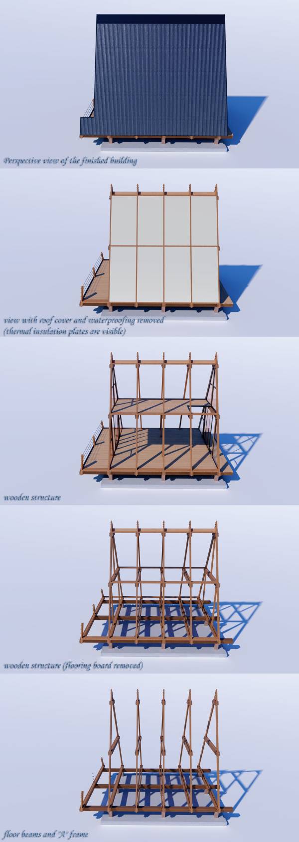 Design project for An A-frame Camp Cabin in United States | Arcbazar