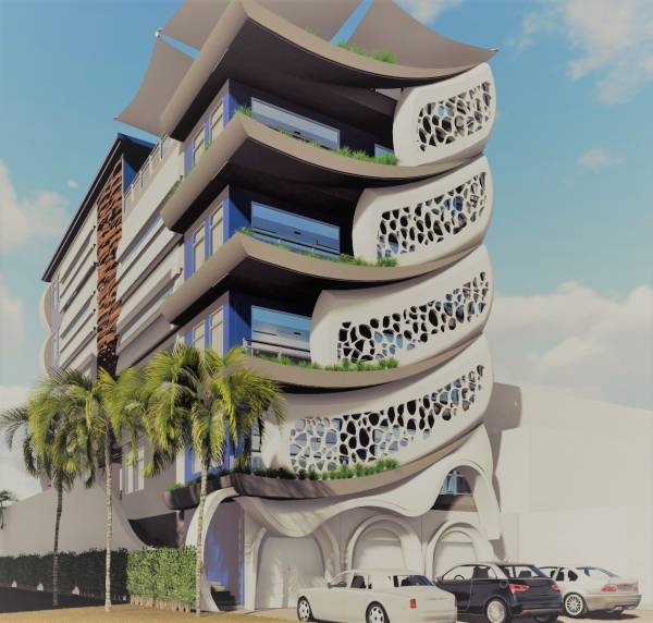 Design project for Sea Shell Concept Apartment Building in Australia ...