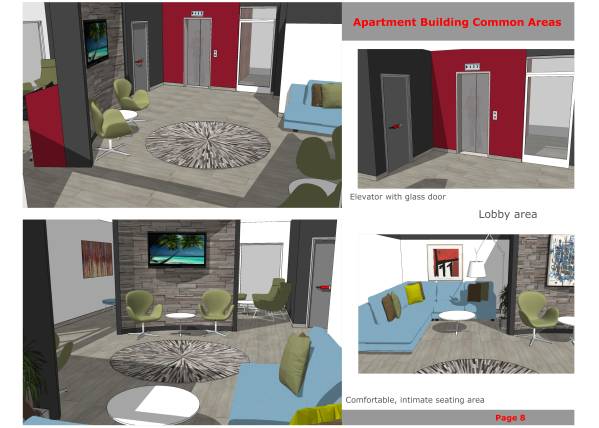 Design project for Apartment Building Common Areas in United States ...