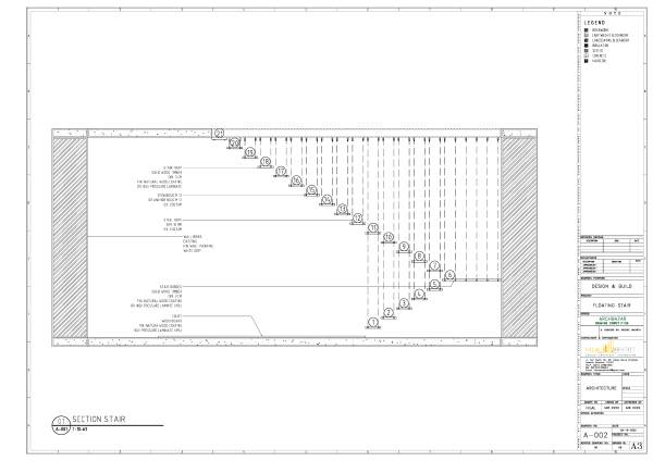 Design project for Floating Stairs in Croatia | Arcbazar