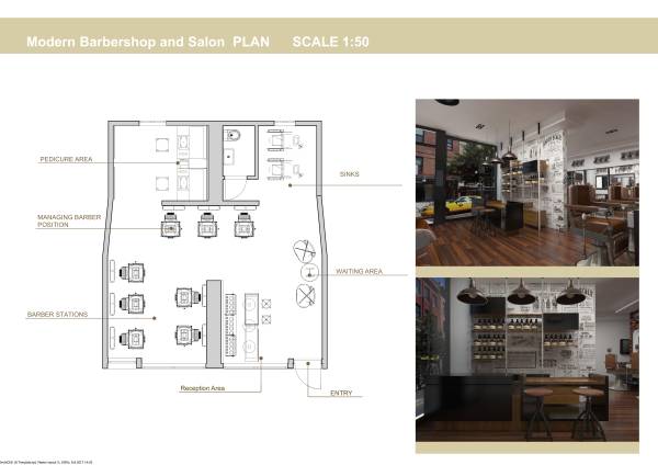 Design project for Modern Barbershop and Salon | Located in Lower ...