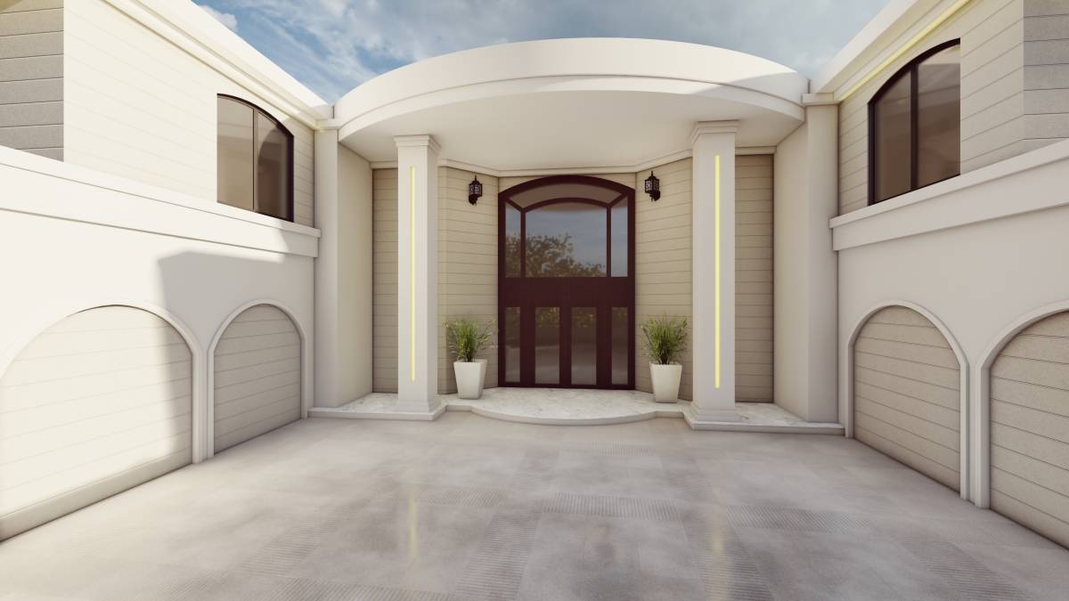 Design project for 90s home facade update in United States | Arcbazar