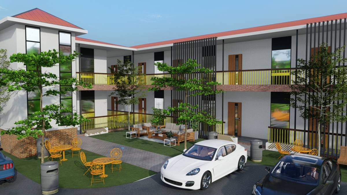 Design project for Kissimmee Hotel-Multi-Family Conversion (Exterior ...